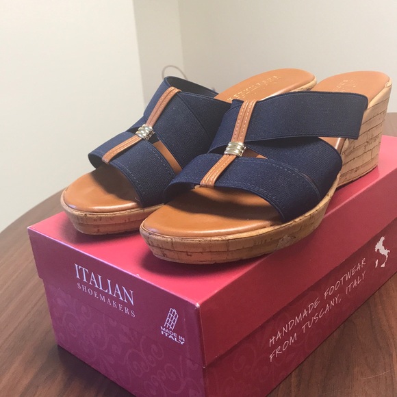 Italian Shoemakers | Shoes | Italian Shoemaker Open Toed Wedges | Poshmark